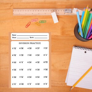 Printable Division Skills, Printable Division Practice, 3rd Grade ...