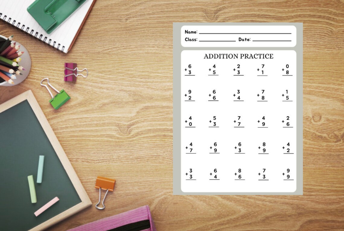 Printable Math Worksheets, Basic Math Practice, 2nd and 3rd Grade Math ...