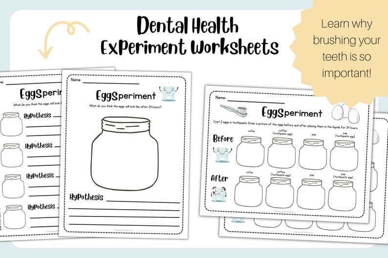 Preschool Dental Health Pack | Printable Worksheets | Homeschool ...