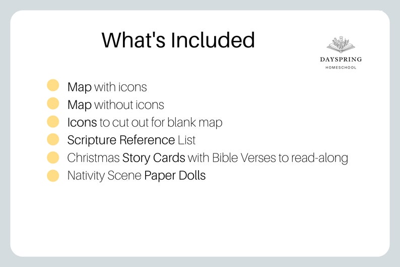 Journey to Bethlehem Christmas Map and Activity Bundle | Printable ...
