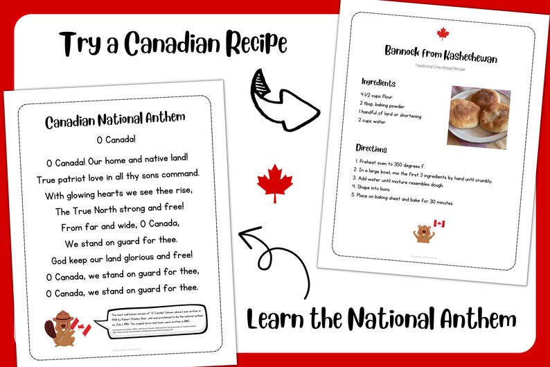 Canada Day Activity Bundle | Preschool | Printable | Unit Study - Etsy