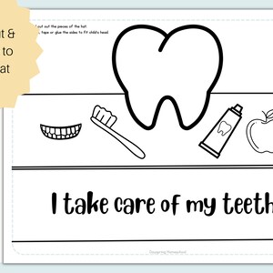 Preschool Dental Health Pack | Printable Worksheets | Homeschool ...