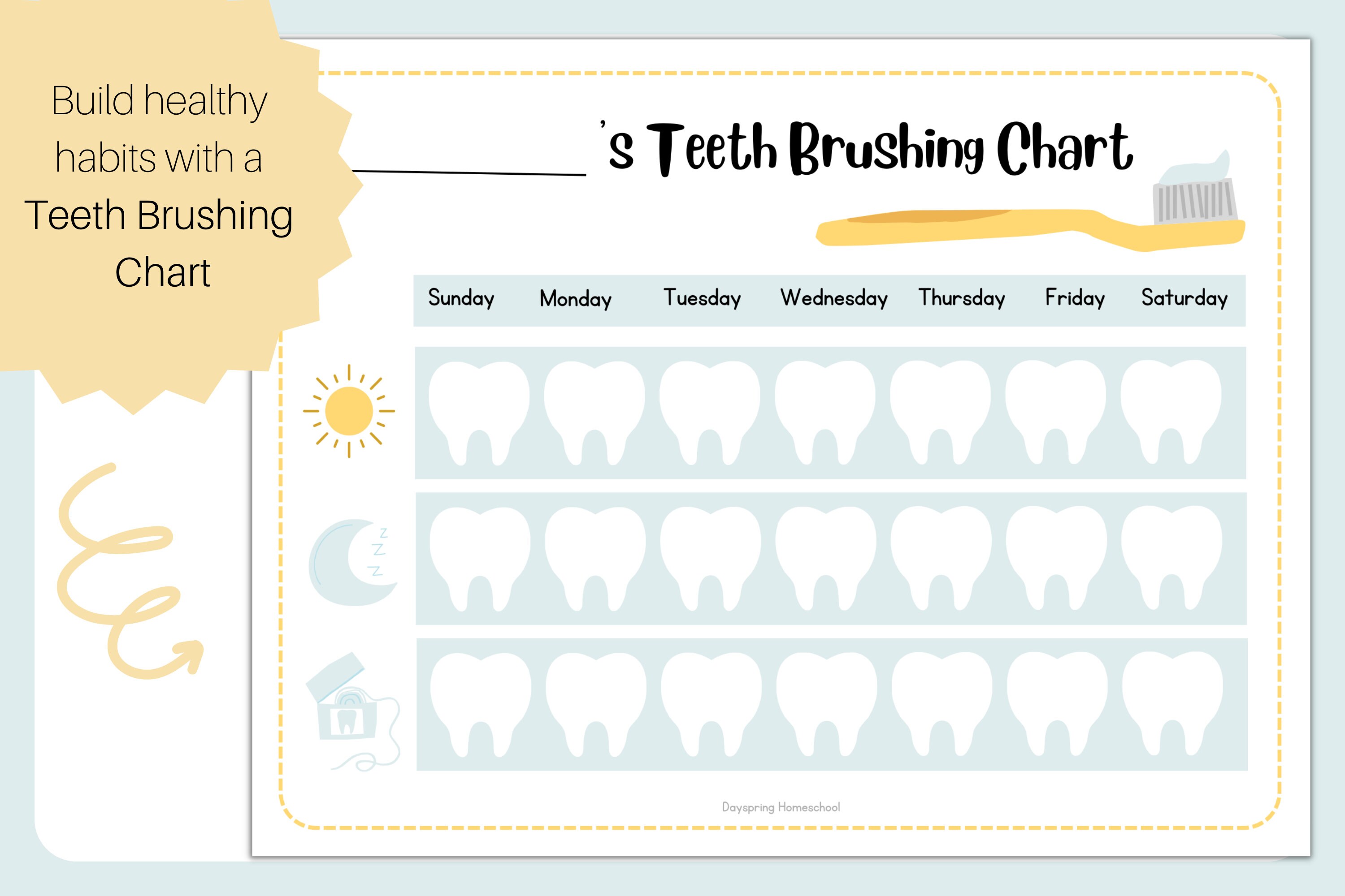 Preschool Dental Health Pack | Printable Worksheets | Homeschool ...