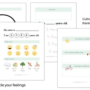 Morning Menu Bundle | Homeschool Resources | Preschool Printable ...