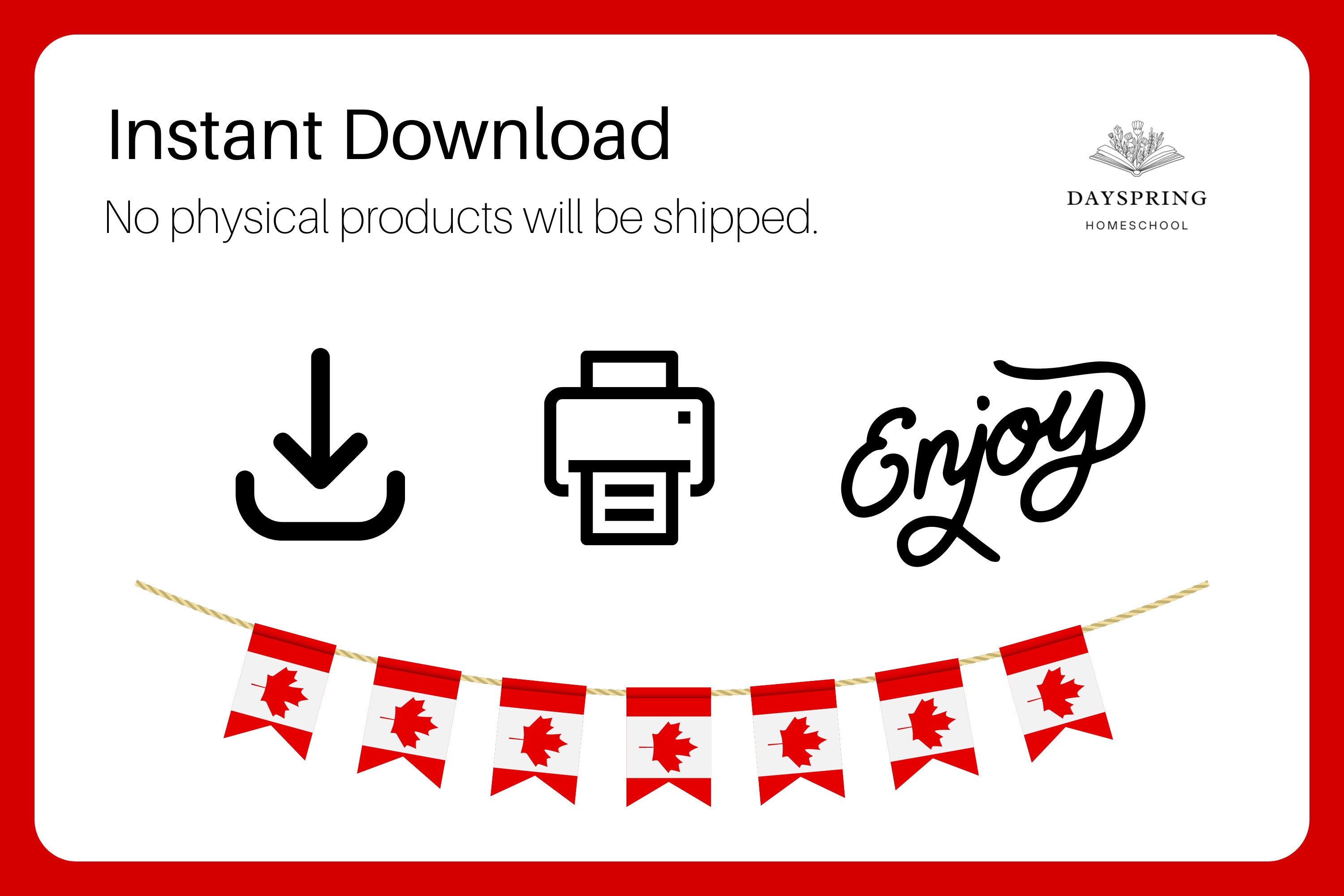 Canada Day Activity Bundle | Preschool | Printable | Unit Study - Etsy