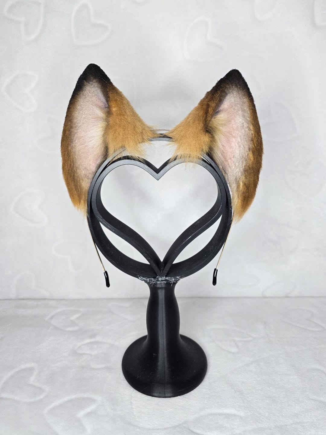 Golden to Brown Fox Ears – Fluffy Faux Fur Headband | Natural Cosplay ...