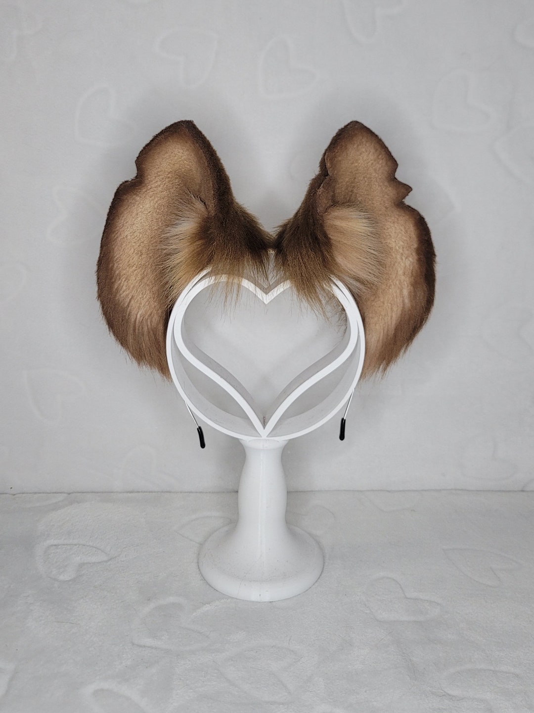 Light Brown Hyena, Hyena Ears, Handmade Ears, Ears on Headband, Faux ...