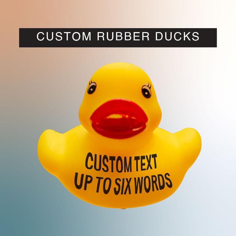 Custom Rubber Ducks, Personalized Duck , Custom Ducks. - Etsy