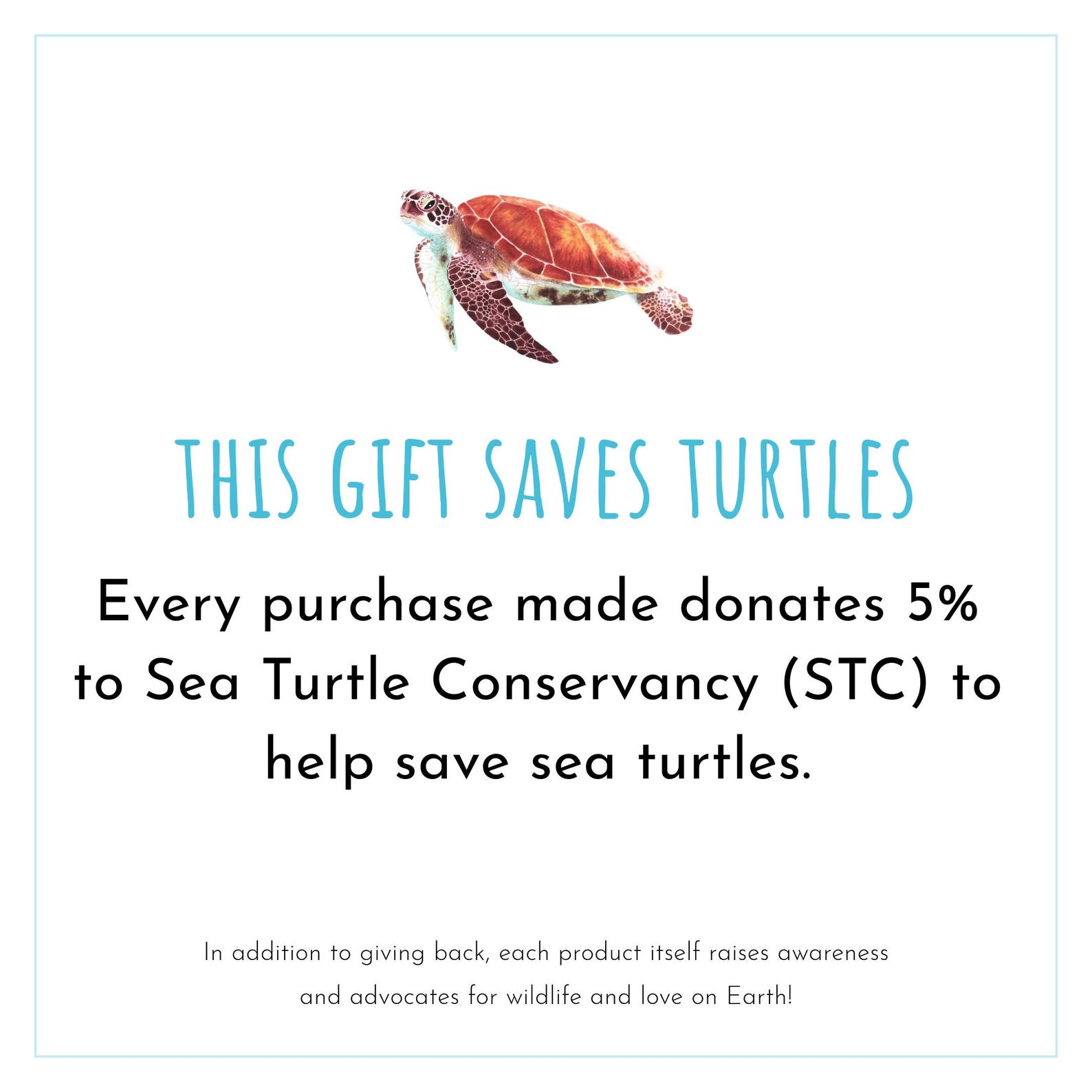 Sea Turtle Pun Card, Sea Turtle Greeting Card, Watercolor Sea Turtle ...