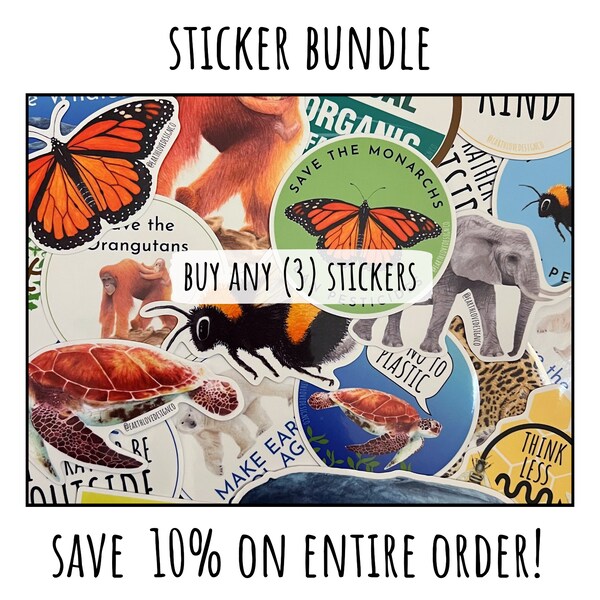 Eco Friendly Sticker - Etsy