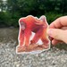 Watercolor Orangutan Sticker, Orangutan Lover Gift, Save the Orangutans ...