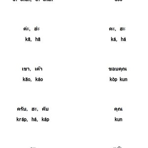 Printable Thai Flashcards (1445 Words) - Etsy