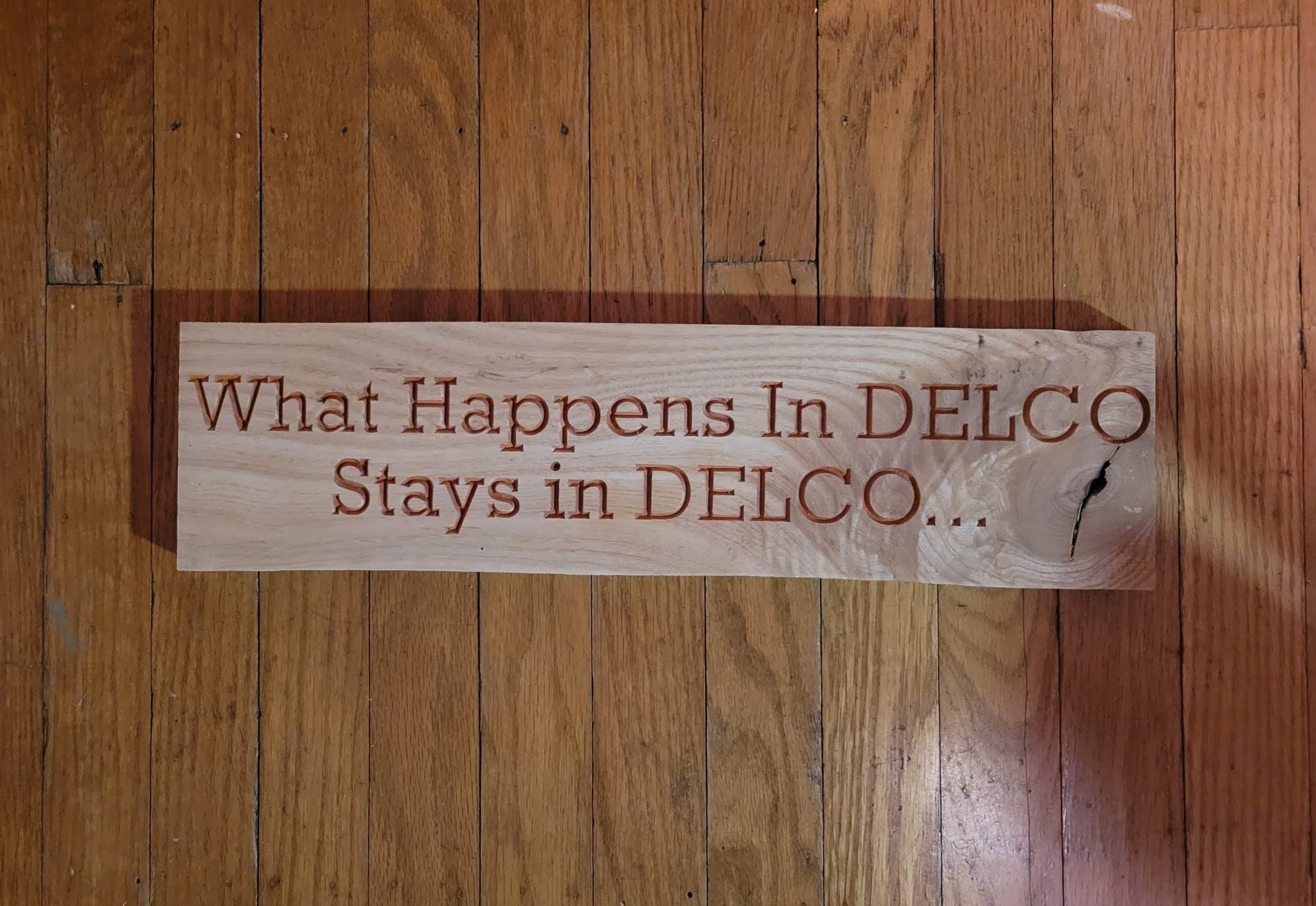 DELCO Wood Sign - Etsy