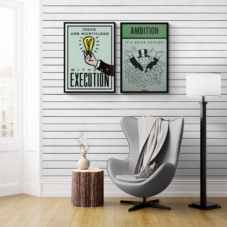 IDEAS Are Worthless Without EXECUTION || Motivation Canvas || Monopoly ...
