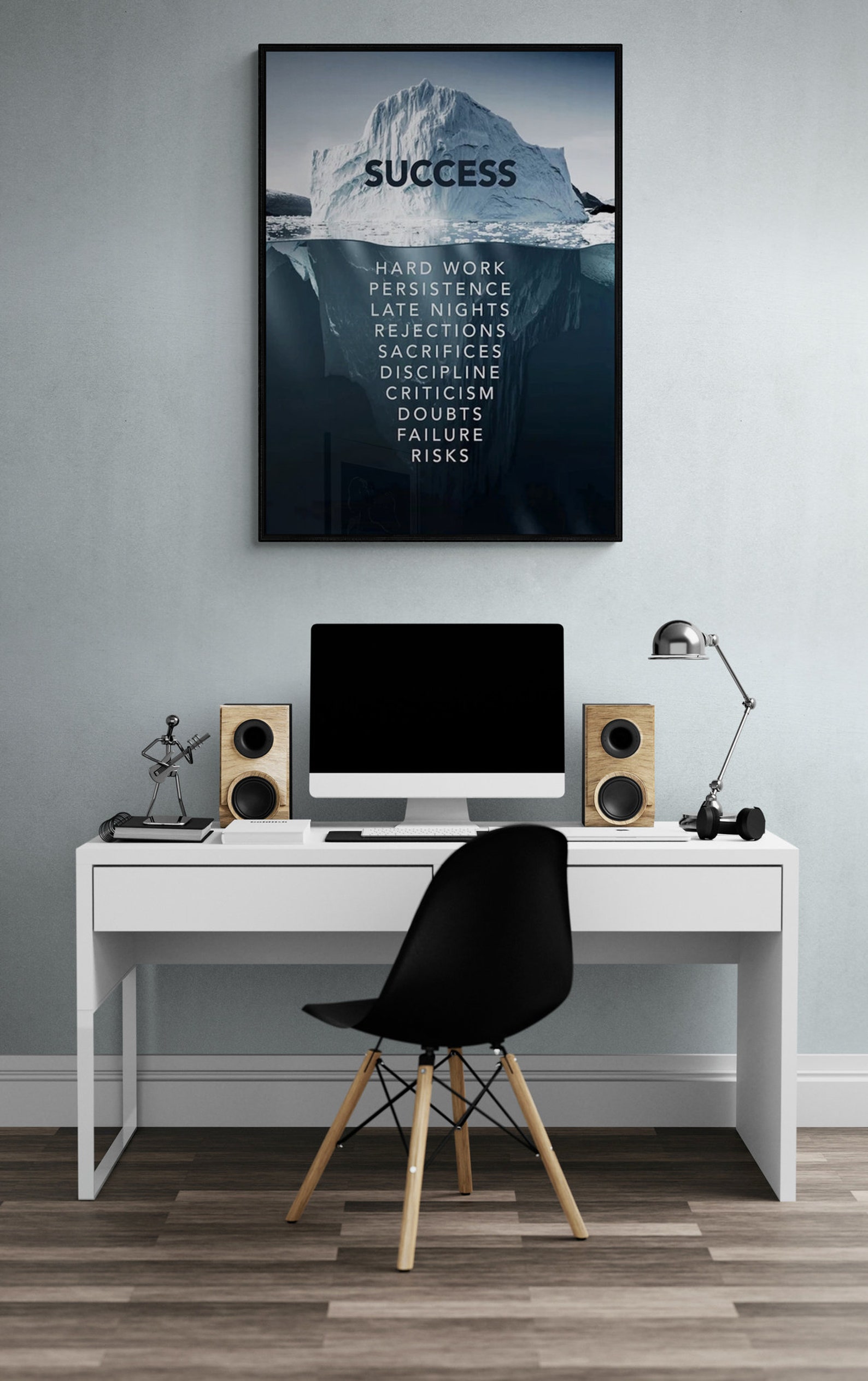 SUCCESS Motivation Canvas || Wall Décor Motivation Canvas || Ice ...