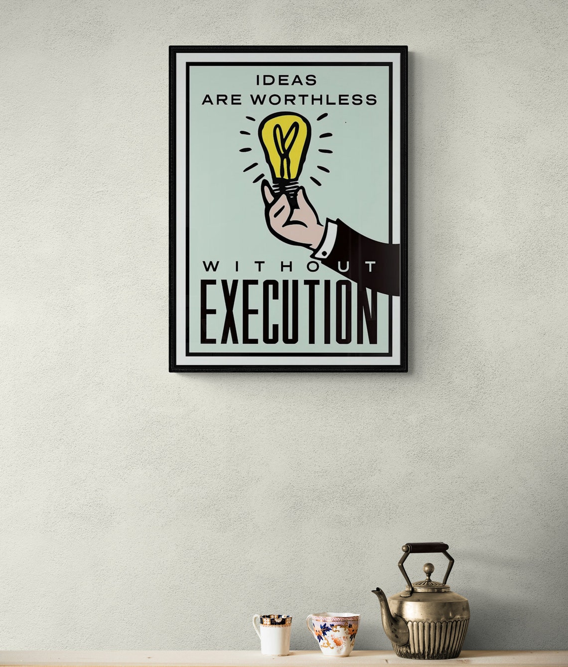 IDEAS Are Worthless Without EXECUTION || Motivation Canvas || Monopoly ...