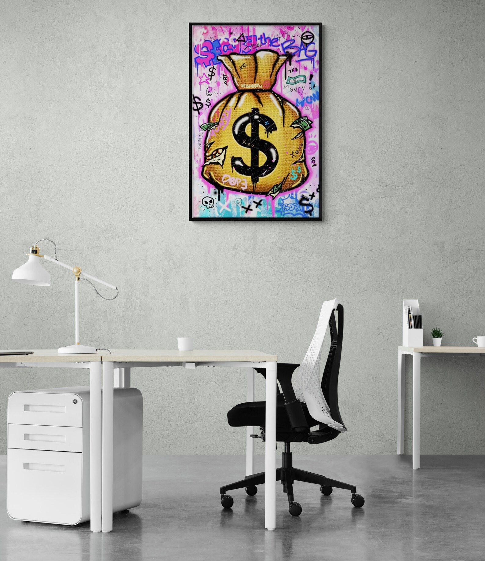 Secure the Bag Motivation Canvas || Wall Décor Motivation Canvas ...