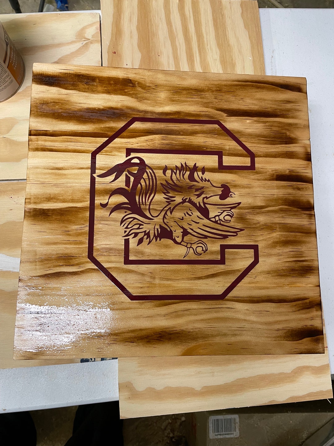 Custom Square Wood Storage Box - Etsy