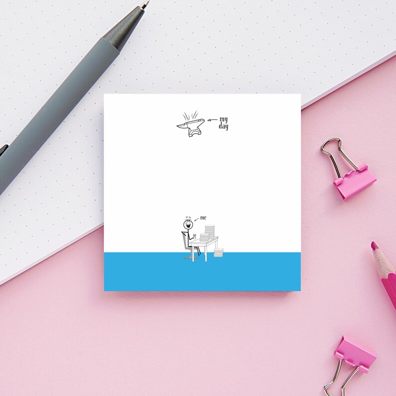 Funny Sticky Note Pad, Funny Post-it Notes, Sarcastic Note Pad, Office ...