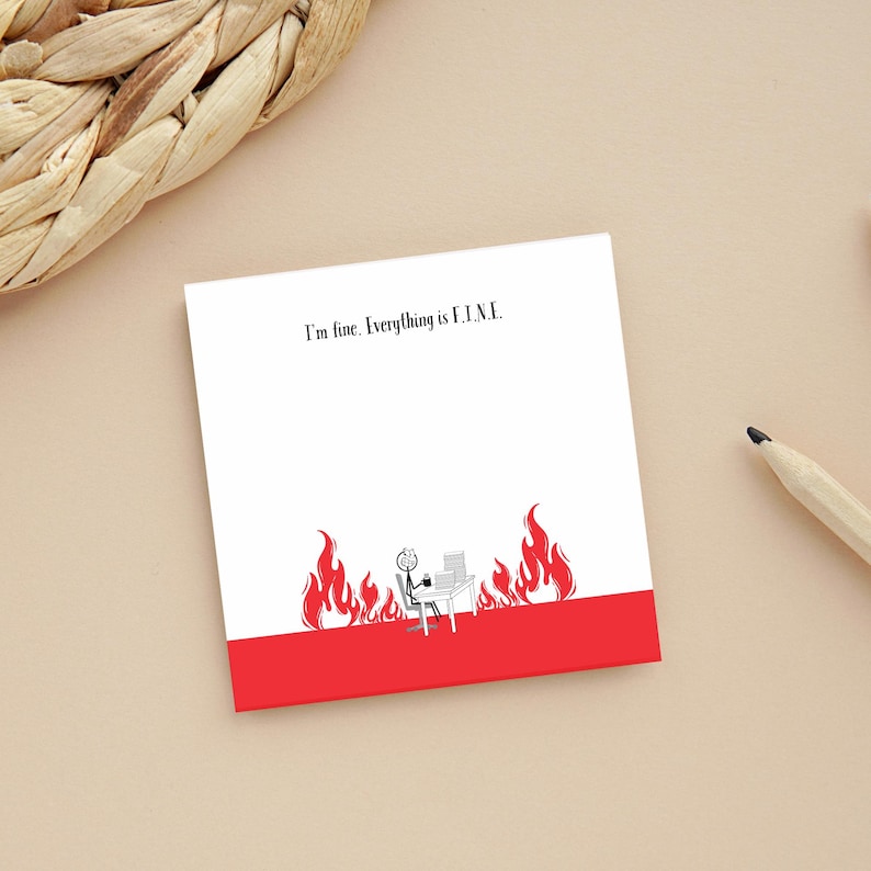 Funny Sarcastic Sticky Notes Bundle: Office Humor Gift - Etsy