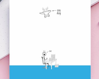 Funny Sticky Note Pad, Funny Post-it Notes, Sarcastic Note Pad, Office ...