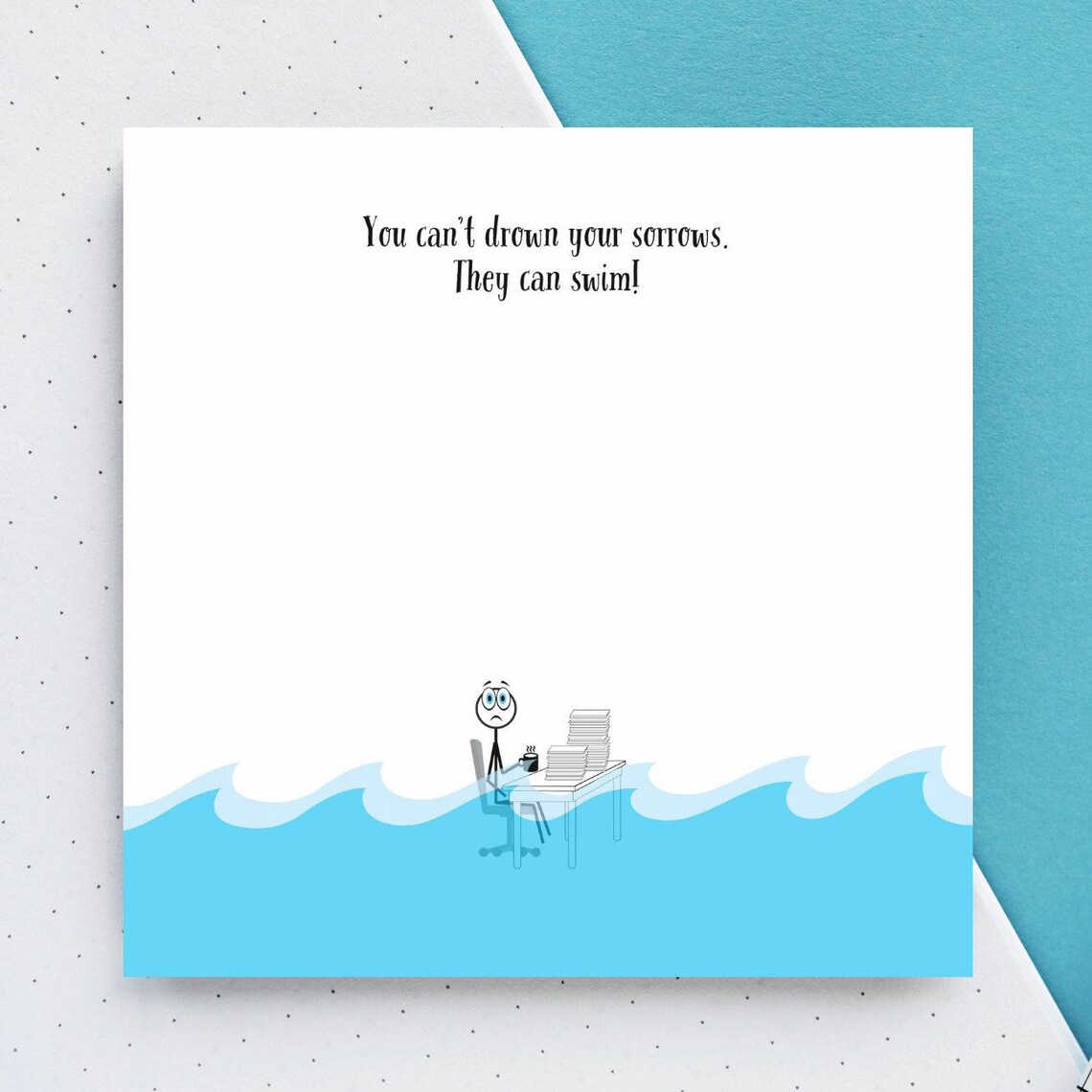 Funny Sticky Note Pad, Funny Post-it Notes, Sarcastic Note Pad, Office ...