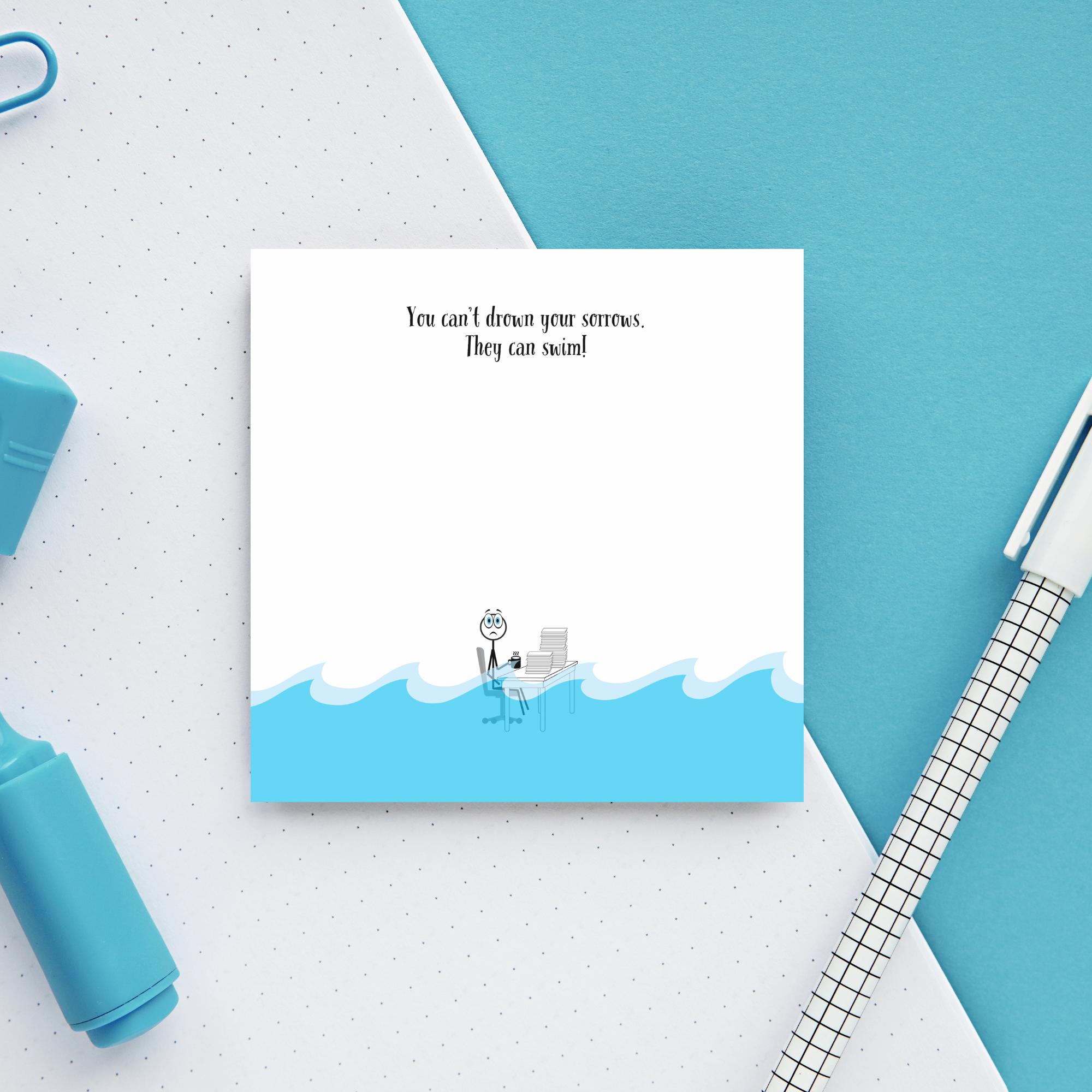 Funny Sticky Note Pad, Funny Post-it Notes, Sarcastic Note Pad, Office ...