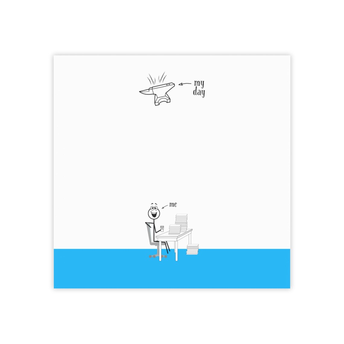 Funny Sticky Note Pad, Funny Post-it Notes, Sarcastic Note Pad, Office ...