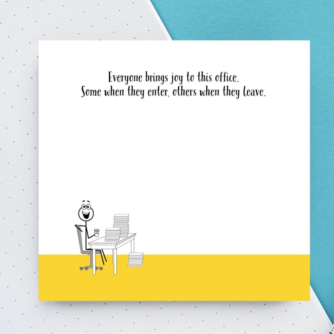 Funny Sticky Note Pad, Funny Post It Notes, Sarcastic Note Pad, Gift ...