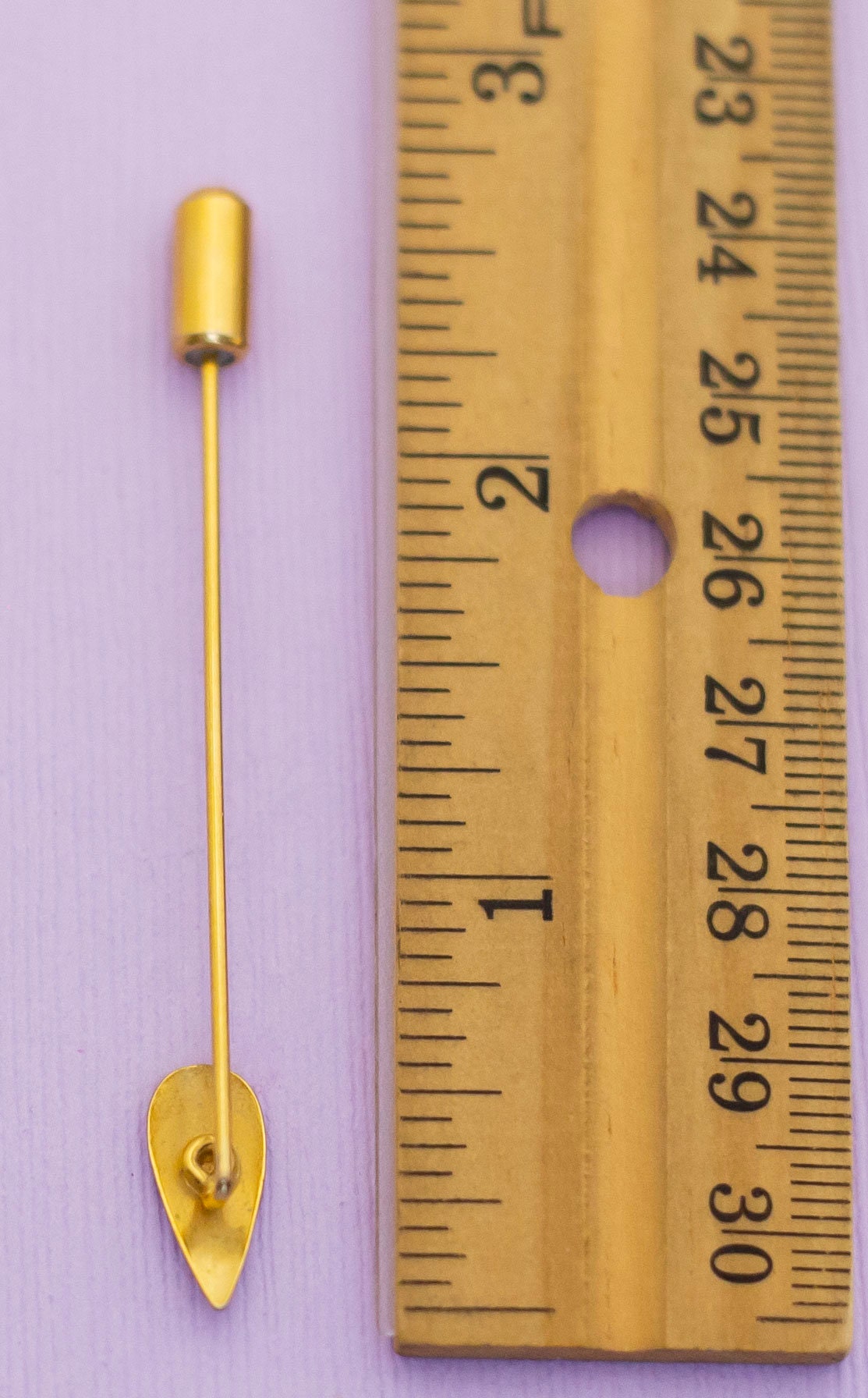 Vintage Gold Tone Spearhead Stick Pin AB5 - Etsy