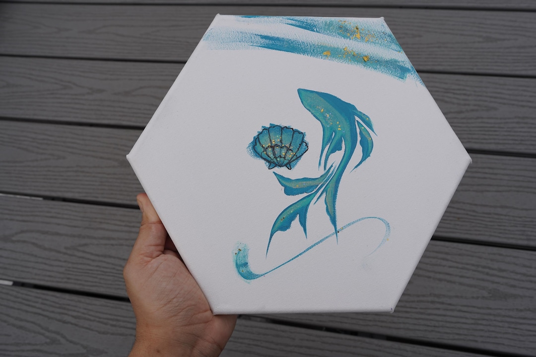 Love and Deepspace Rafayel Into the Canvas Koi Fish Shell Painting ...