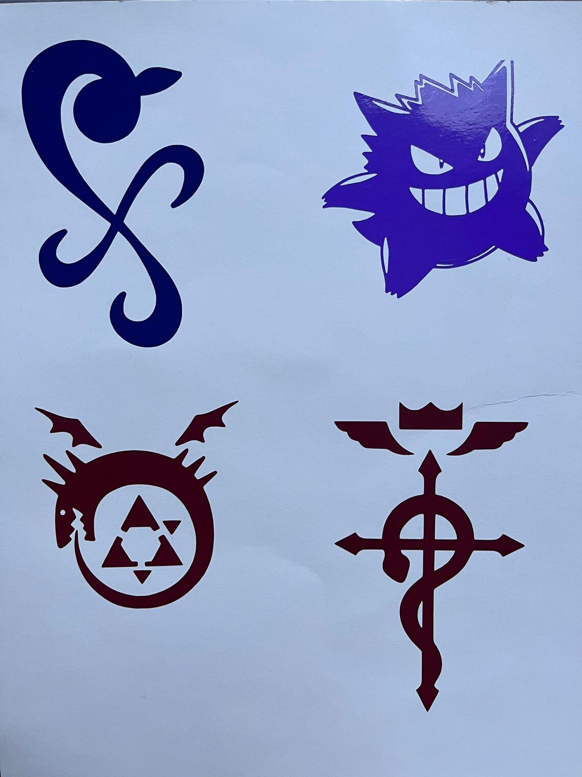 Anime Symbols Vinyl Decal - Etsy