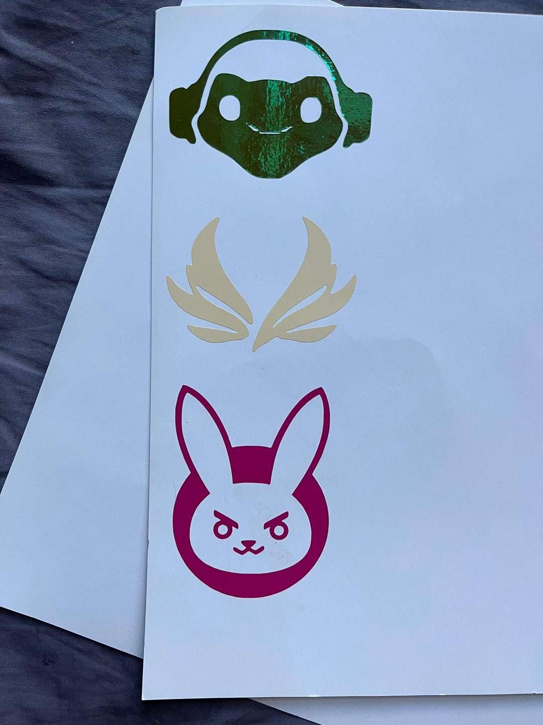 Overwatch Support Tank Ultimate Logo Vinyl Decal Stickers D.va Mercy ...