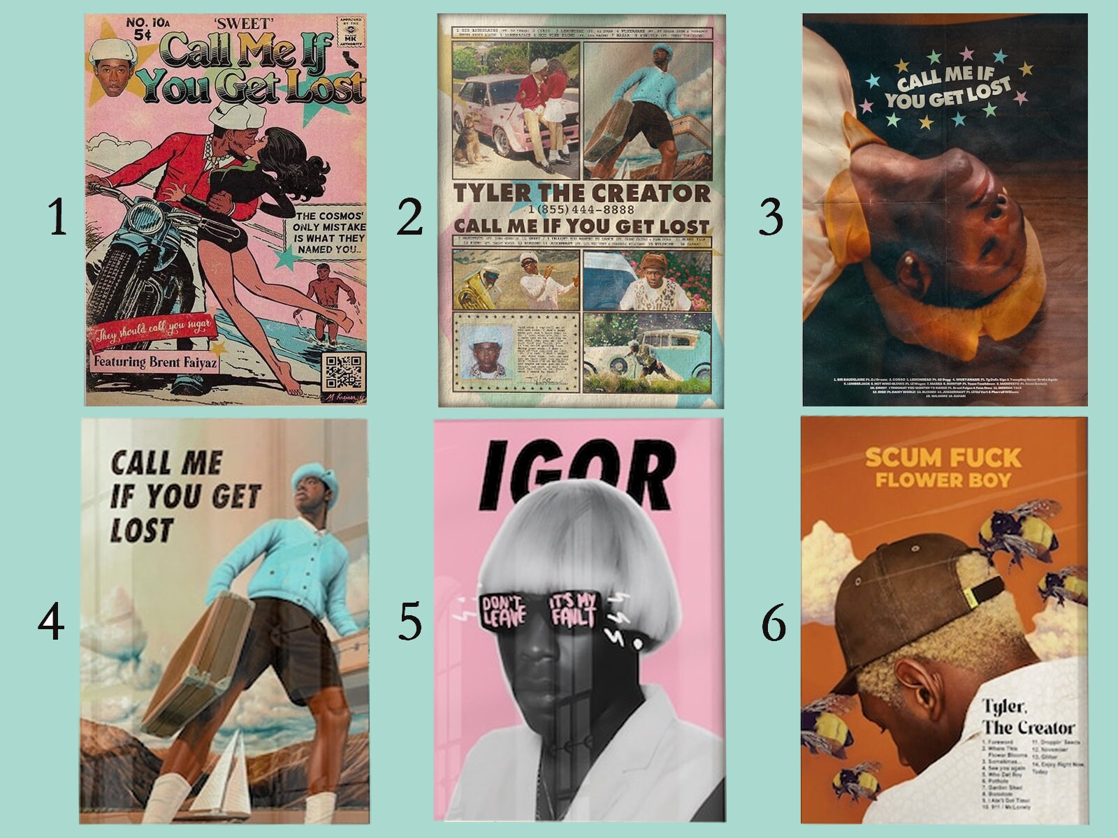 Custom Tyler the Creator Poster Tyler the Creator Album - Etsy