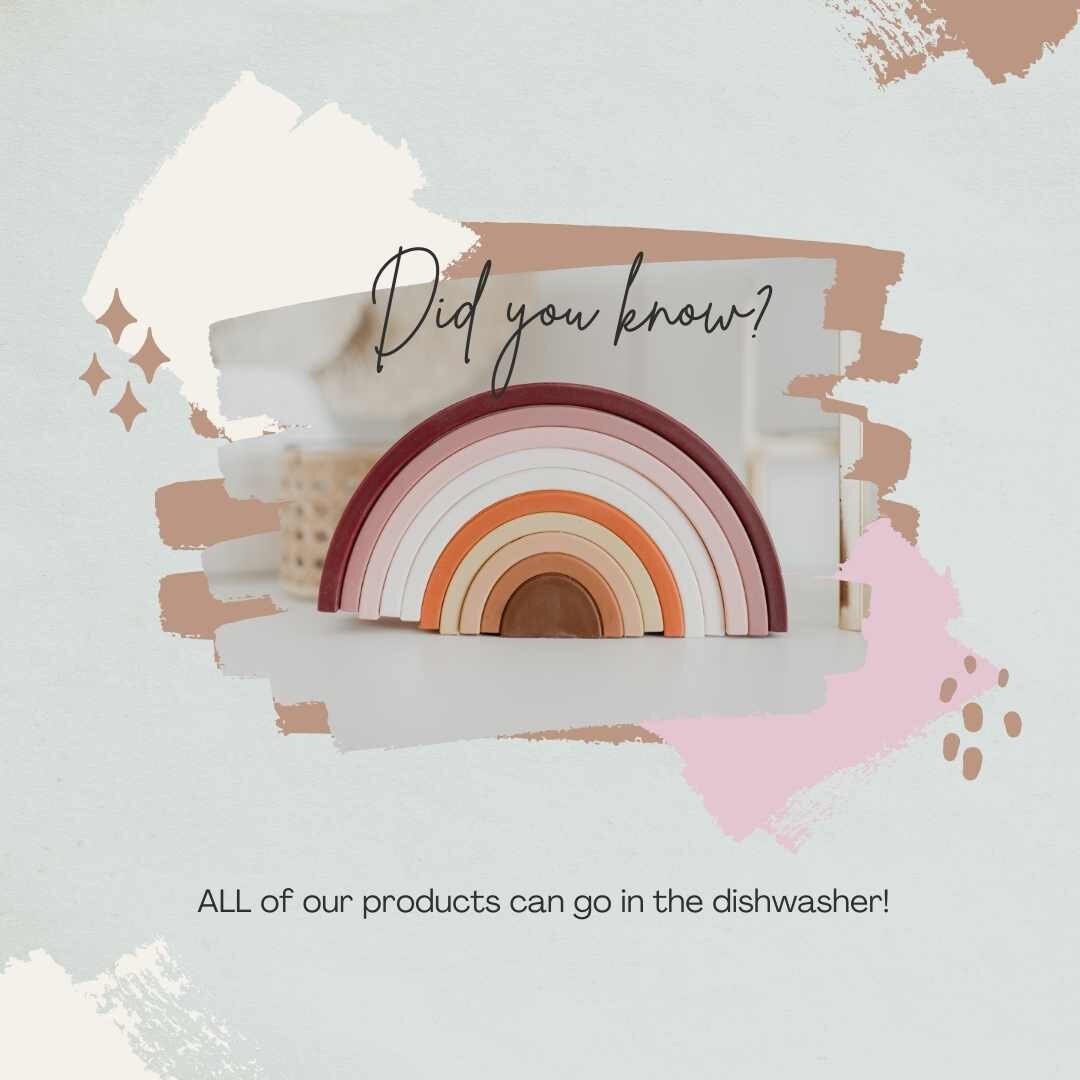 Sensory Stacker Toy Rainbow Stacker Silicone - Etsy