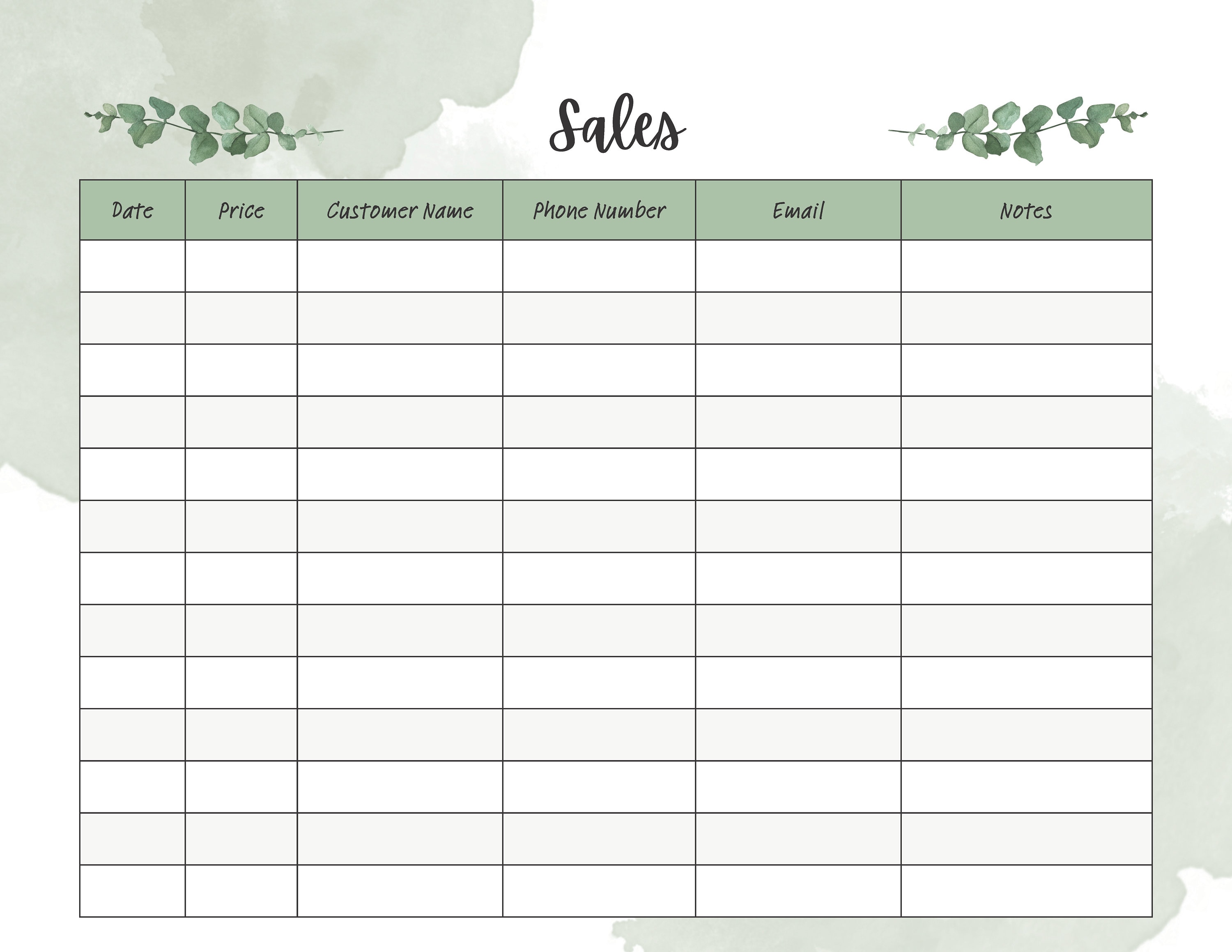 Alpaca Livestock Record Keeping - PDF Printable 11 X 8.5 - Etsy