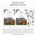 Bear Hunt Birthday Invitation Template Instant Digital Download ...