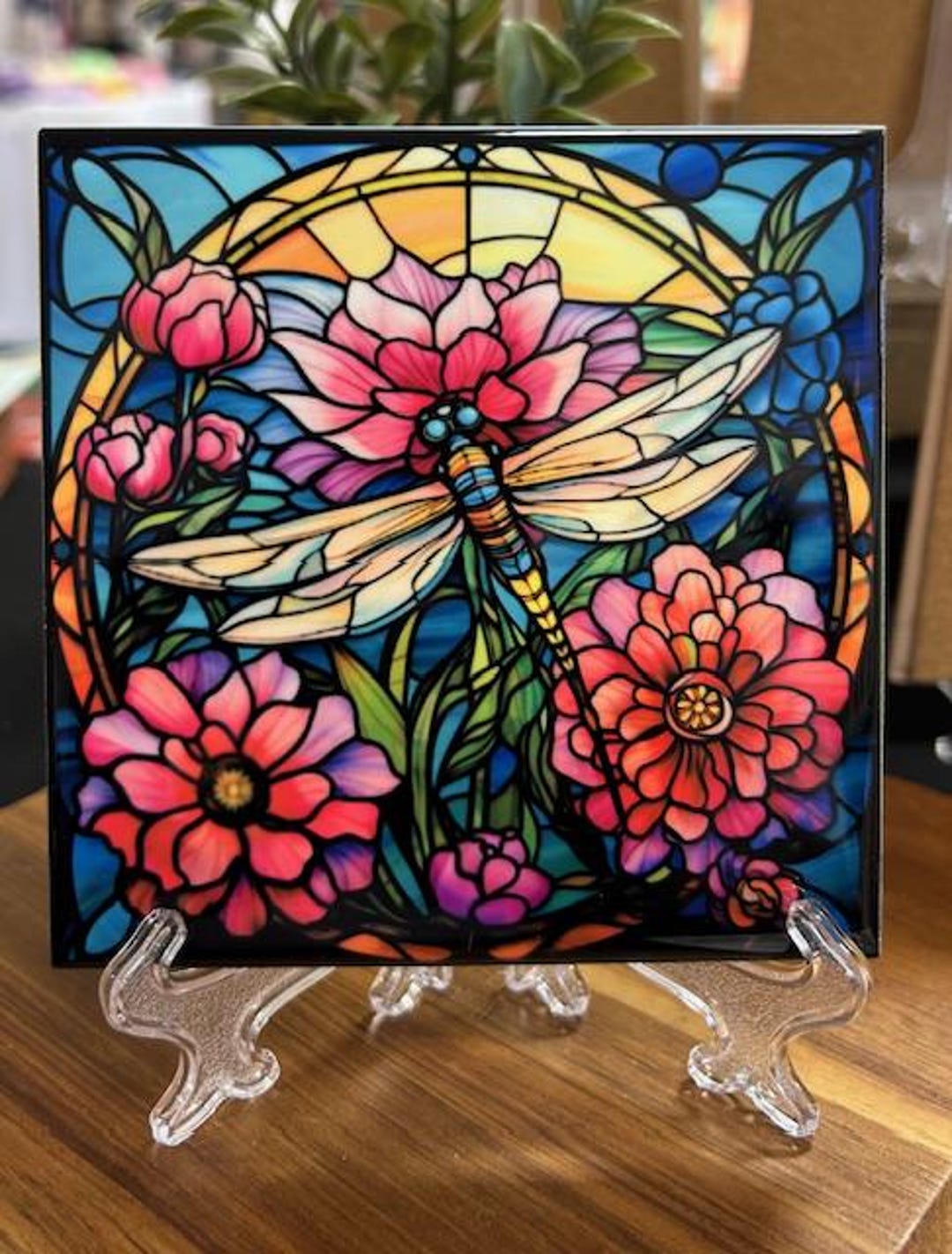 Ceramic Artisan Tiles Coasters, Animal Nature Ceramic Tiles Coasters ...