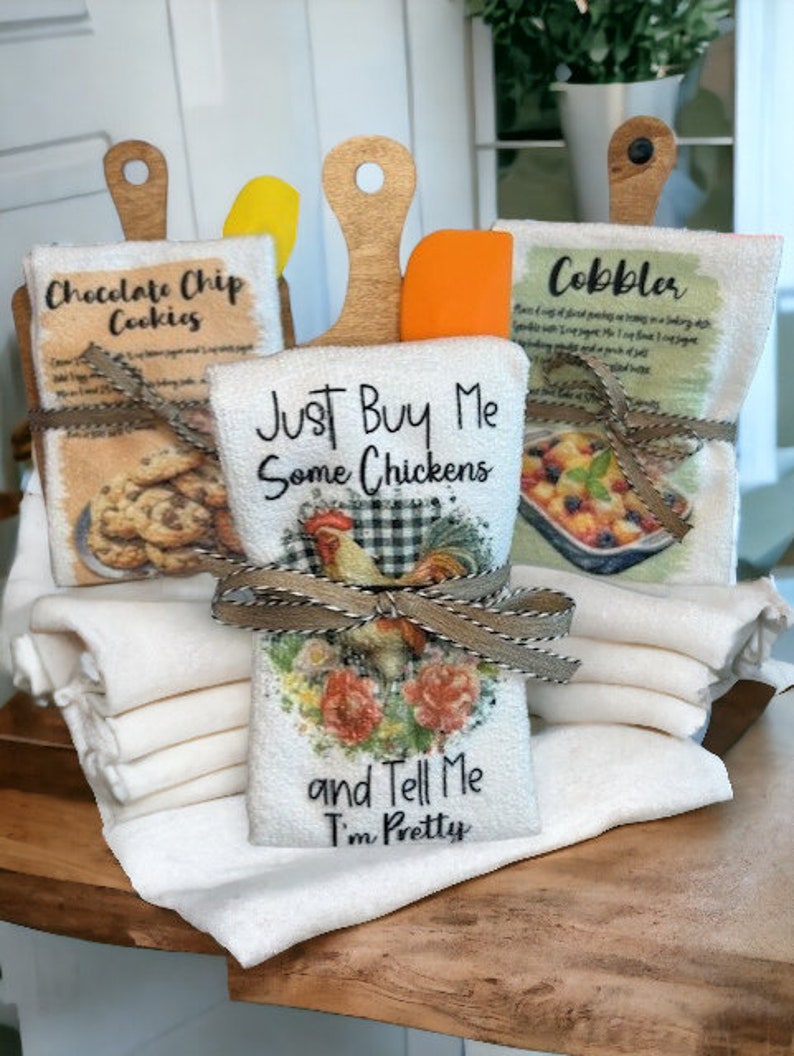 Kitchen Towel Gift Set Bundle - Etsy