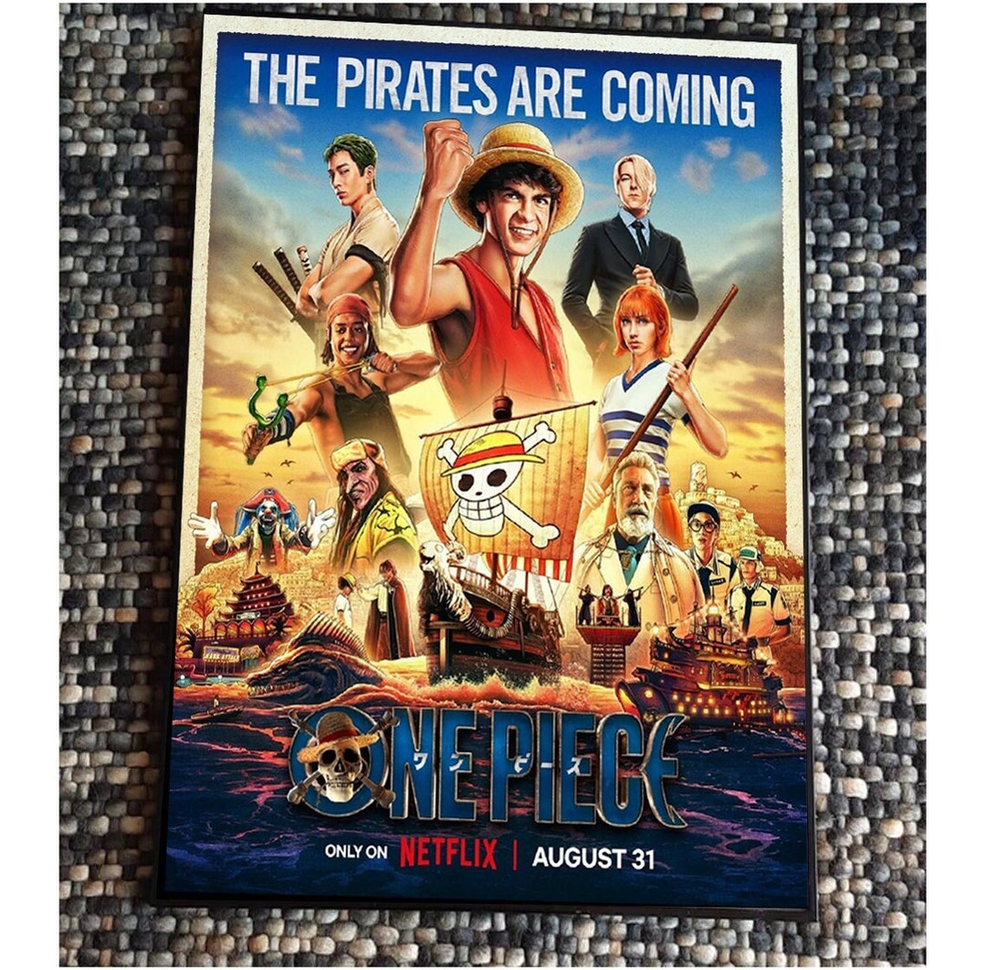 One Piece Movie Poster One Piece 2023 Poster the Pirates Are - Etsy