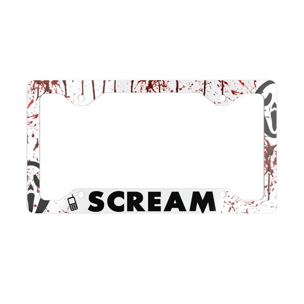 Horror License Plate Frames - Etsy