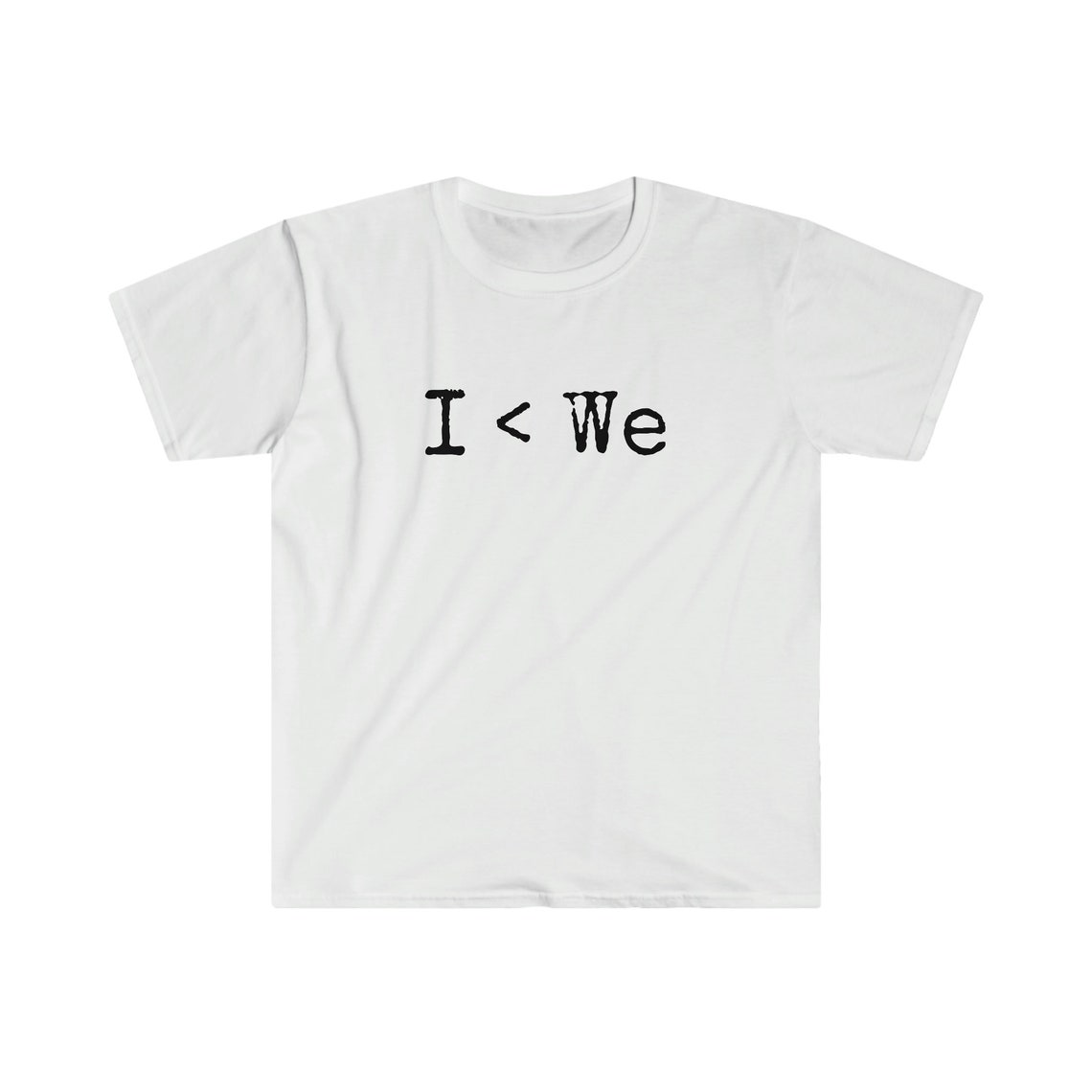 I We T-shirt - Etsy