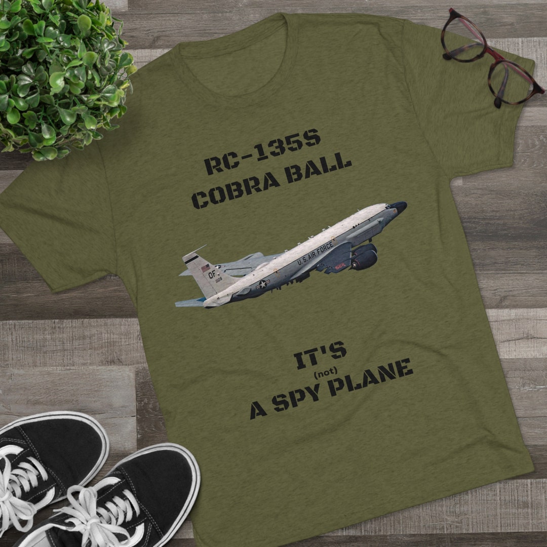 Gift for Pilot RC-135 Cobra Ball Tshirt for Him Spy Plane Tshirt for ...