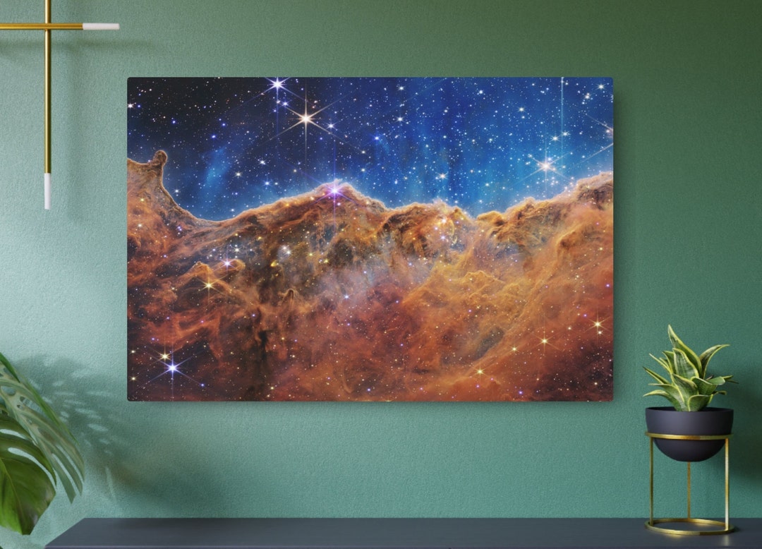 James Webb Galactic Metal Art Sign Home Decor NASA Home Art for Man ...