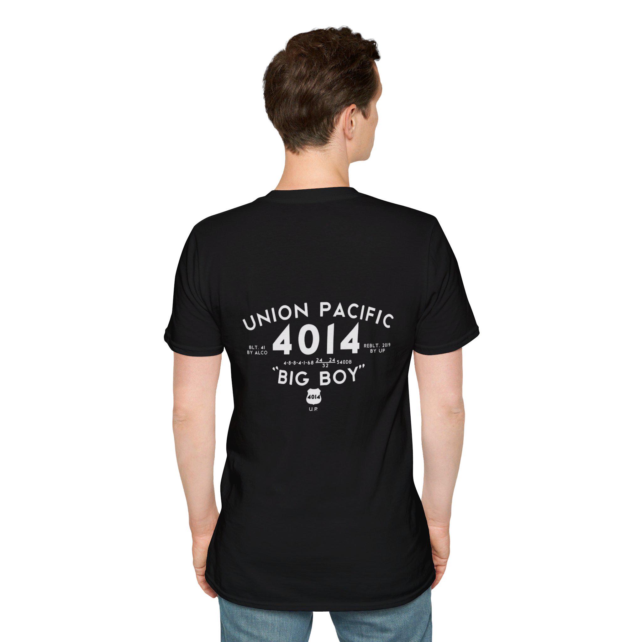 Big Boy 4014 Union Pacific Steam Engine Railroad Tshirt Gift Railroad ...