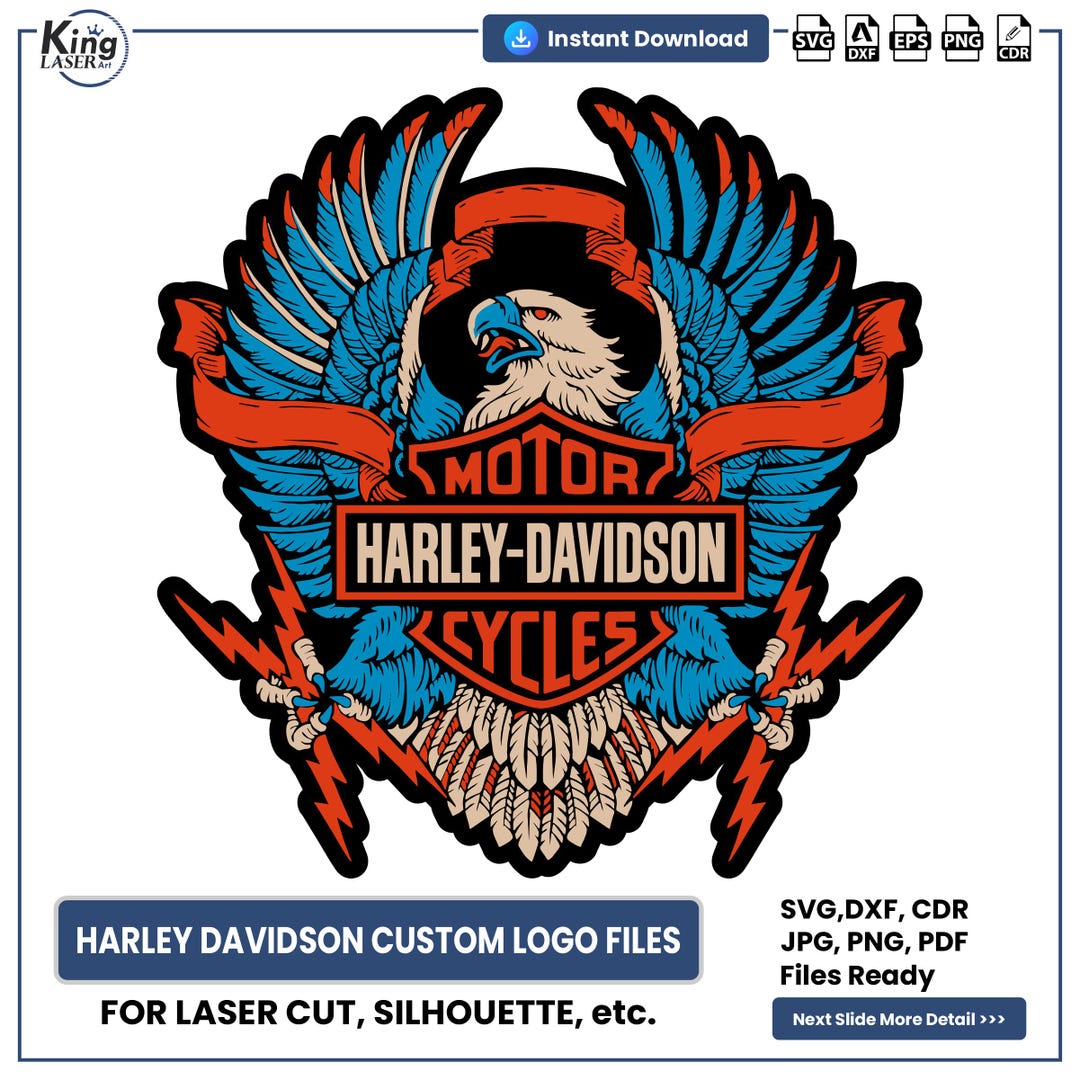 Motorcycle Custom Logo SVG, DXF, PNG for Laser Cut , Cnc Router ...