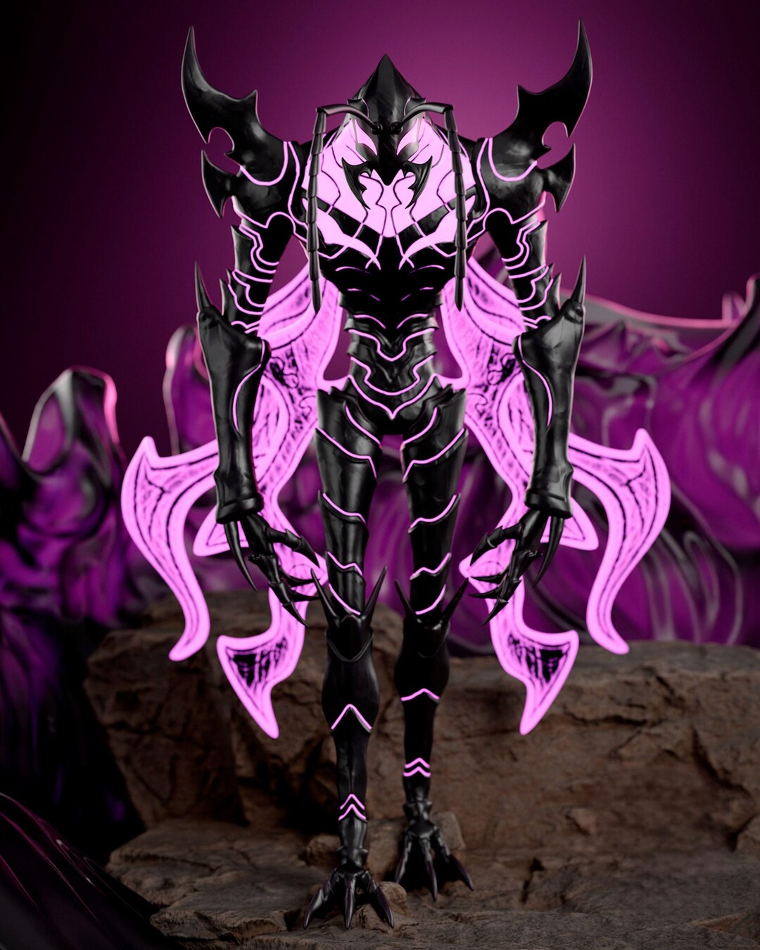 3D Printable Beru Shadow Army STL File | Solo Leveling Miniature ...