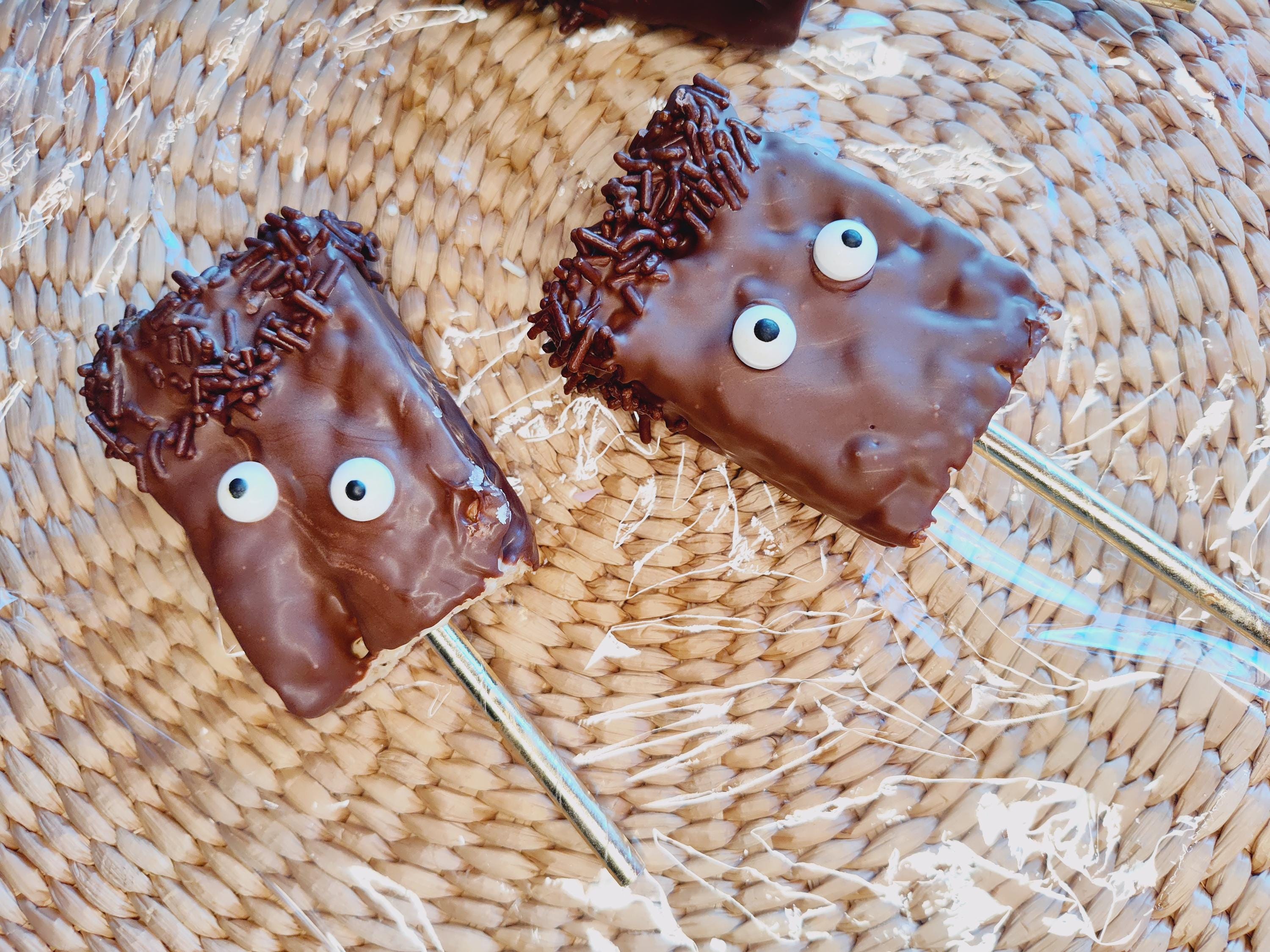 Monster Rice Krispies, Chocolate Covered Rice Krispies, Halloween Rice ...