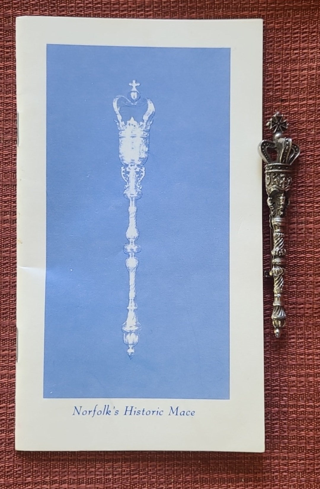 Vintage Historic City of Norfolk Mace Virginia Brooch Pin With - Etsy