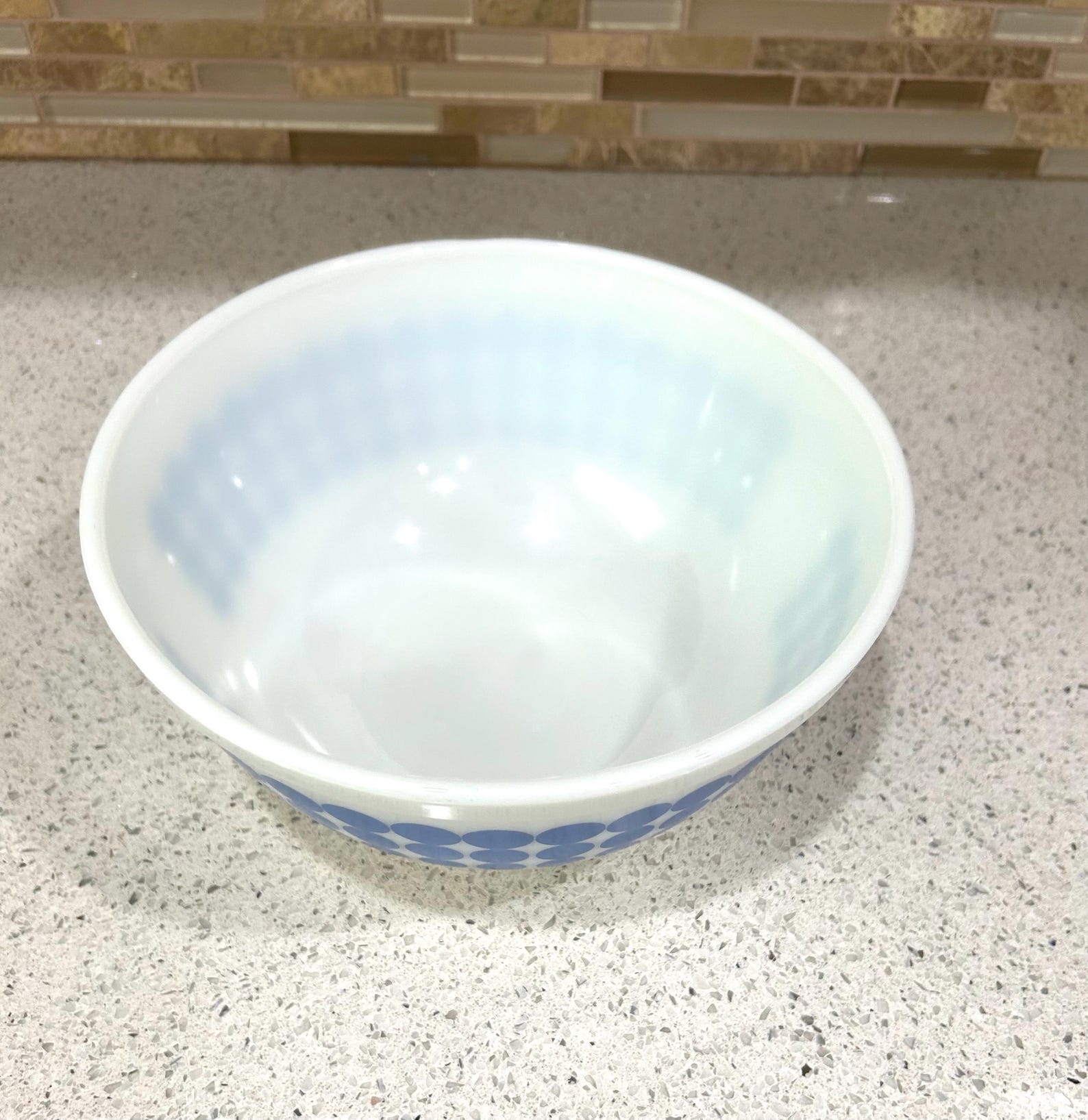 Pyrex Blue Polka Dot Mixing Bowl 2 1/2 Quart 403 - Etsy
